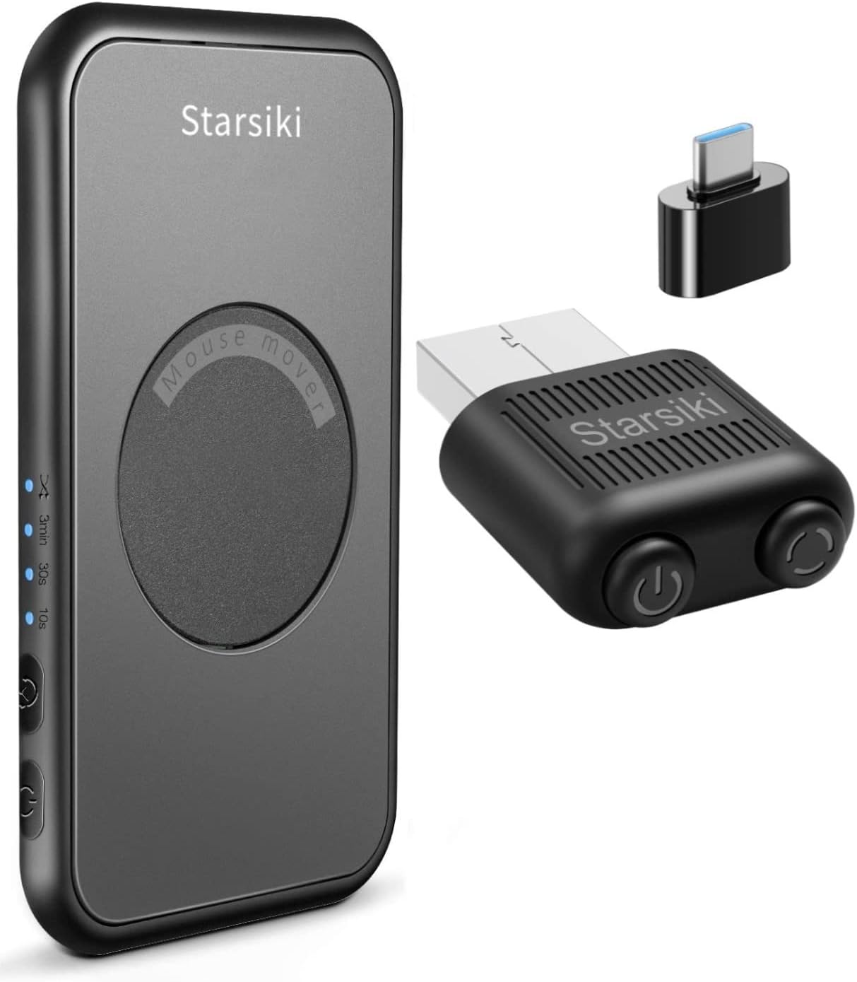 Amazon.com: STARSIKI Ultra-Slim Wireless Mouse Jiggler, 16mm Thickness ...