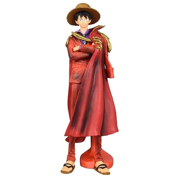 Buy One Piece Red Clothes Luffy Cloak Luffy Hand-made Anime Character ...