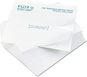 Amazon.com : Postage Meter Tapes, Double Tape Sheets, 4" x 5-1/2'', 150 ...