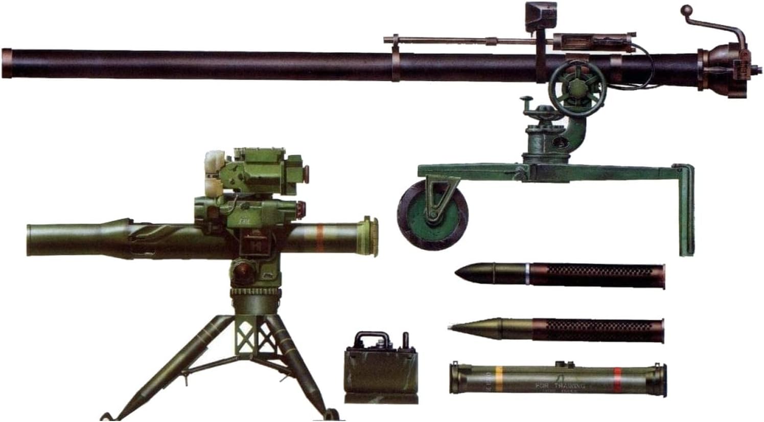 Amazon.com: Anti-Tank Weapons M-40A1 & TOW A1 1-35 AFV Club : Arts ...