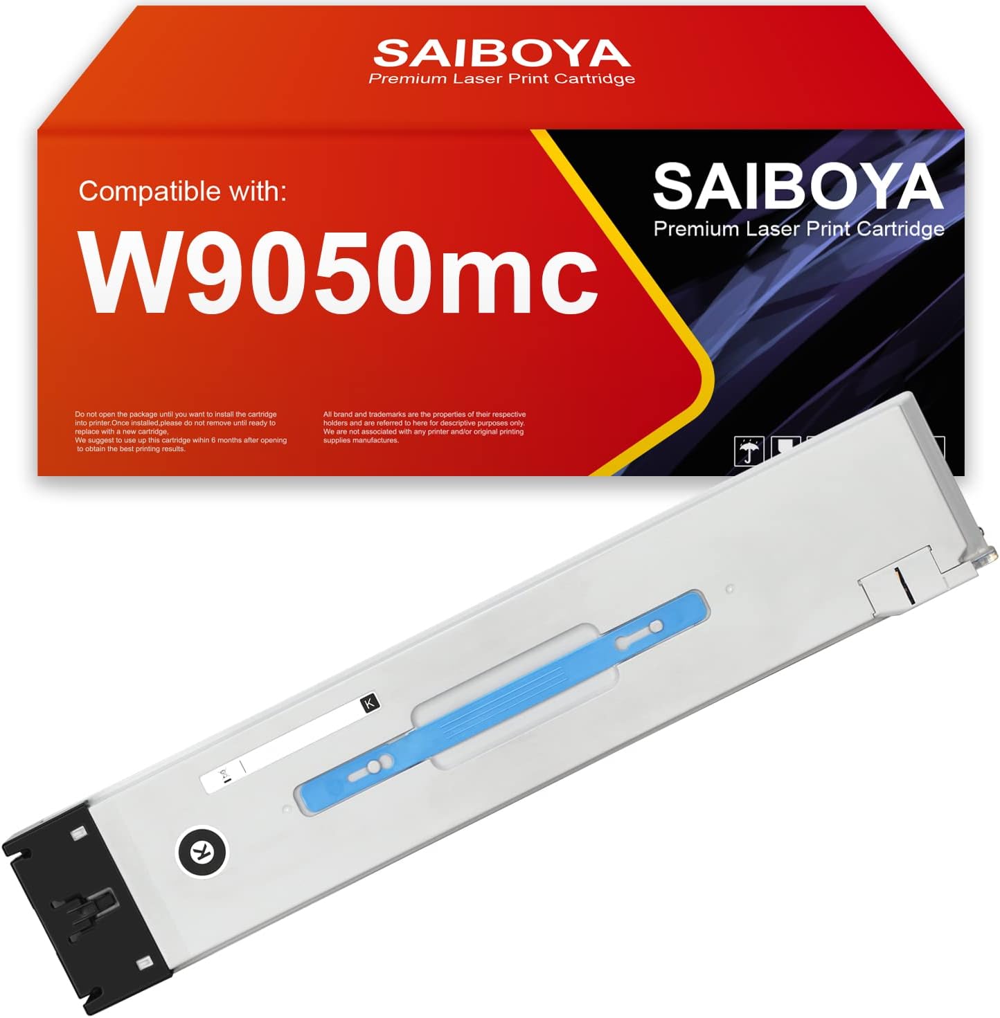 Amazon.com: SAIBOYA Remanufactured W9050 W9050MC Black Toner Cartridge ...
