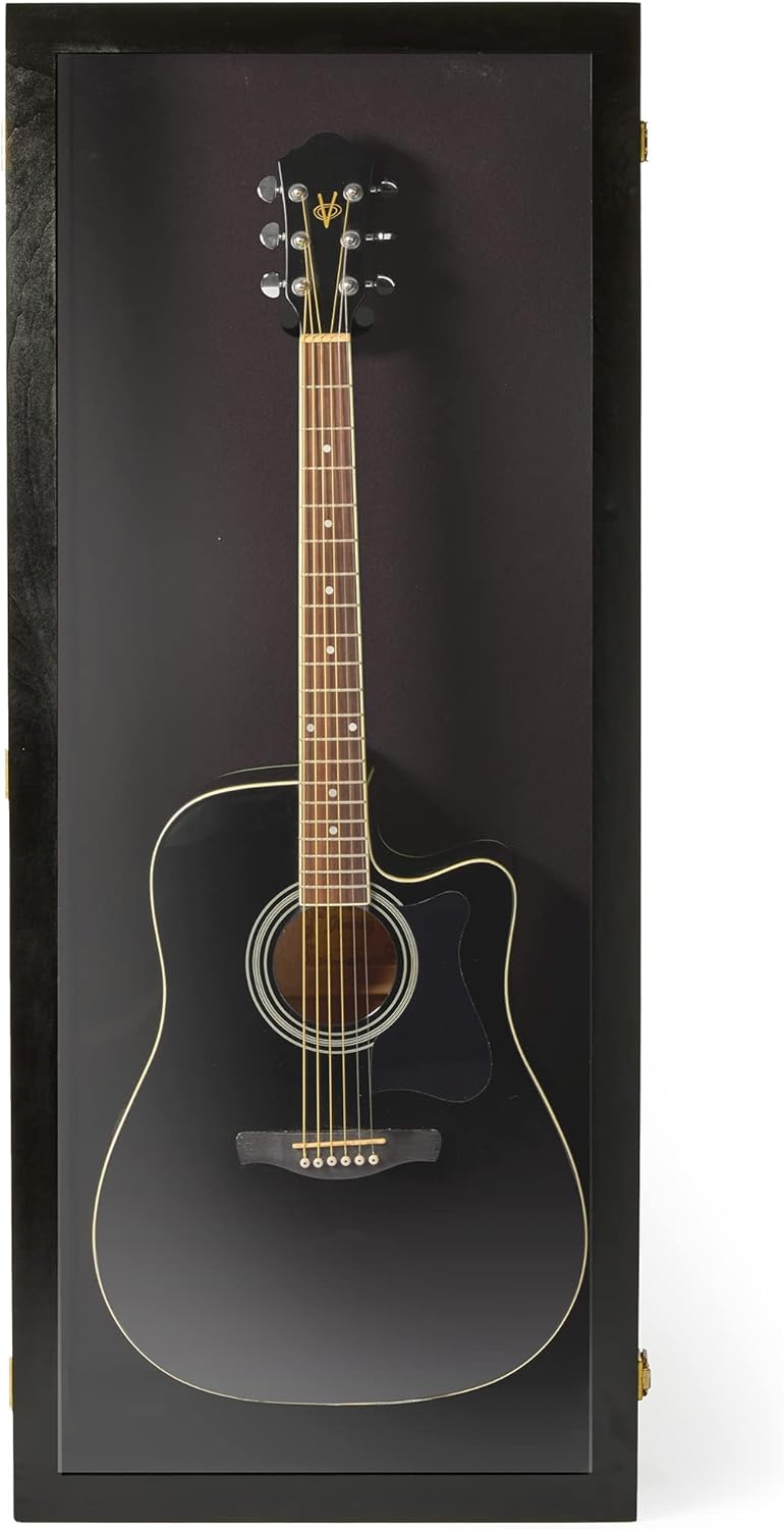 Amazon.com: PENNZONI Acoustic Guitar Display Case - Acrylic Acoustic ...