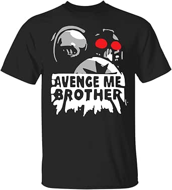 Amazon.com: Flashgitz Merch Avenge Me Brother T Shirt Black Tee (Black ...