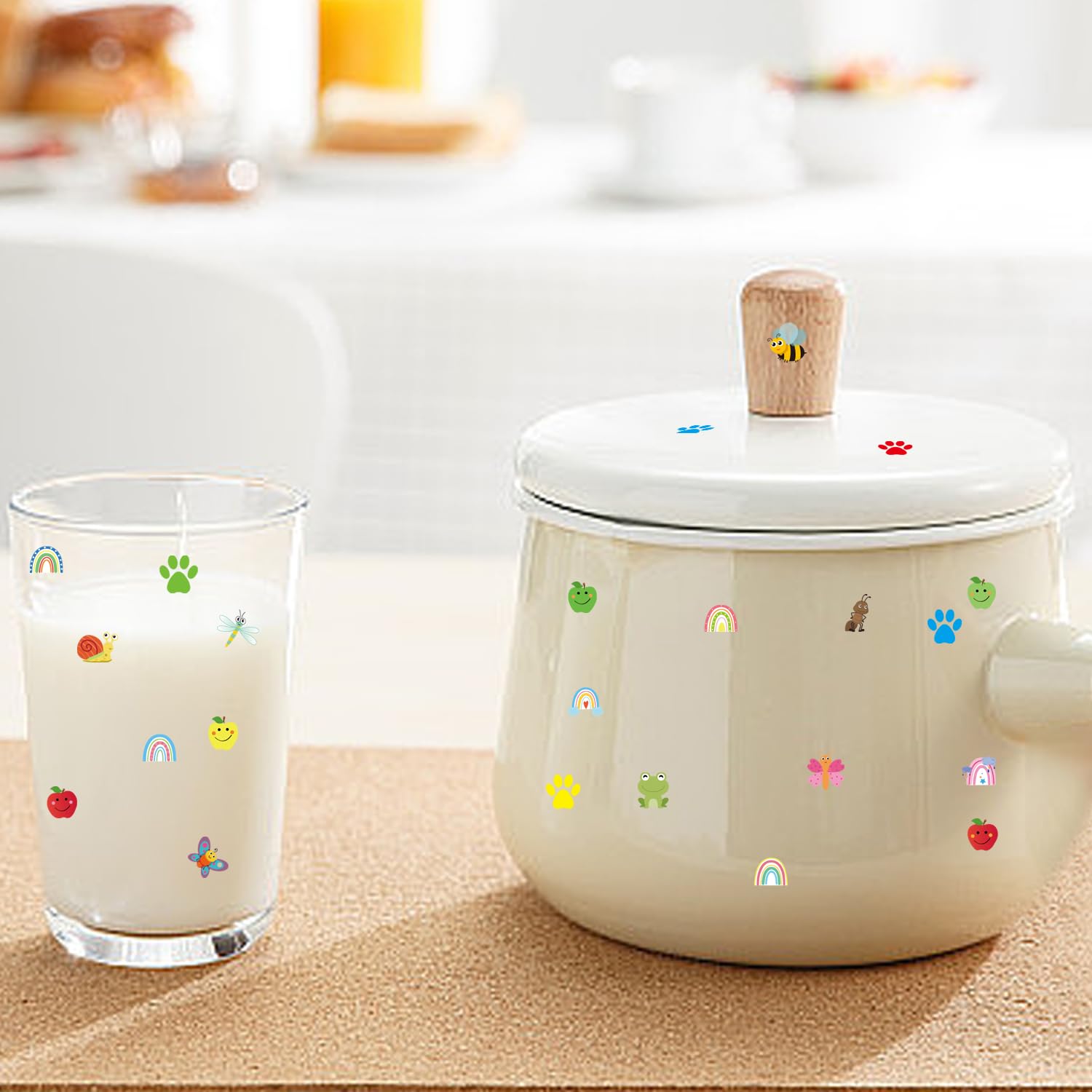 Snapklik.com : 0.5 Inch Round Clear Bug Stickers For Kids,Mini ...