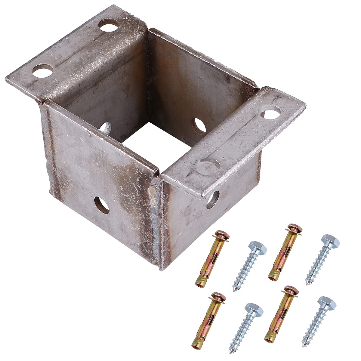 Buy Fence Post Stainless Steel Wood Post Base Cover for Deck Porch ...