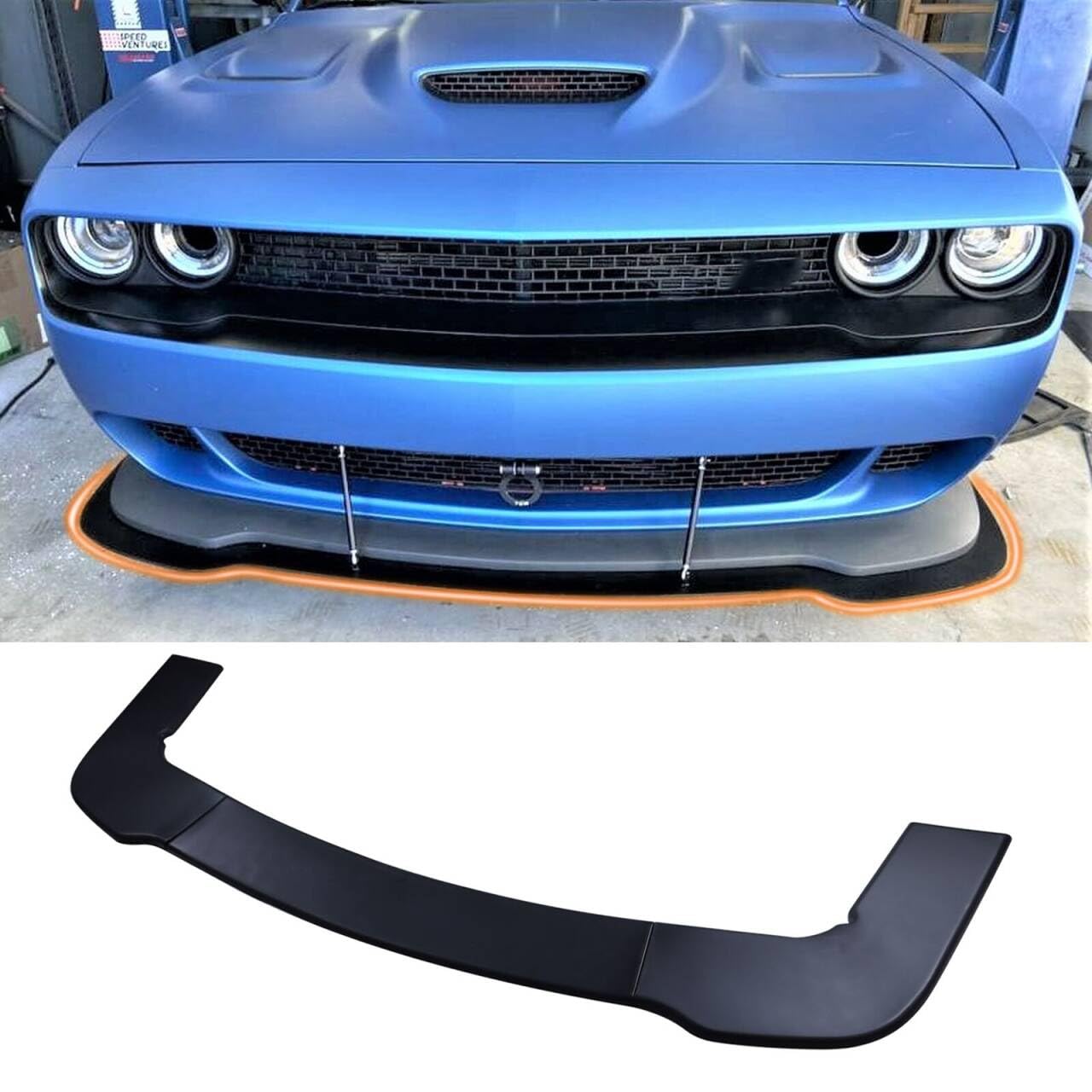 Snapklik.com : NOPOCA Front Bumper Lip Fit For 2012-2023 Dodge ...