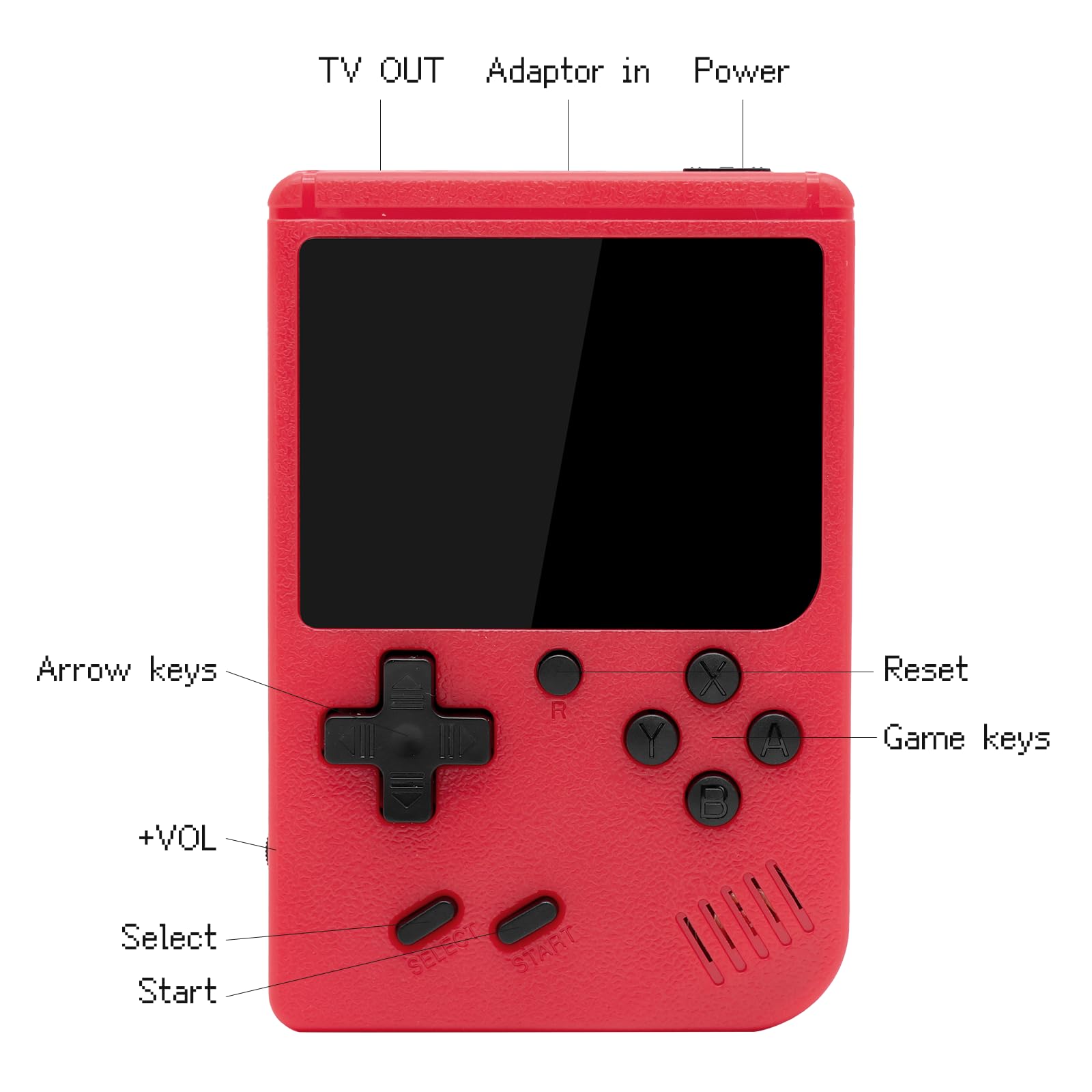 Tiny Tendo - Tiny Tendo 400 Games, Tiny Tendo Retro Handheld Game ...