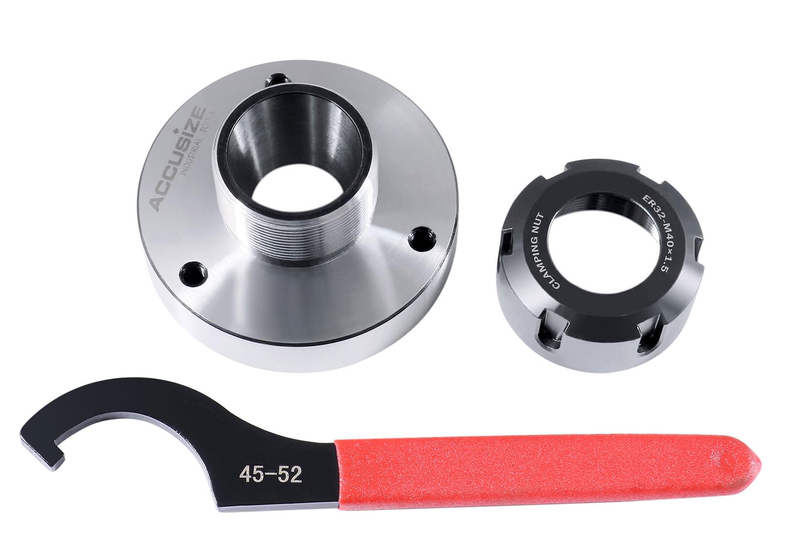 Accusize Industrial Tools Er 32 Collet Chuck, 3.149" / 80mm Diameter ...