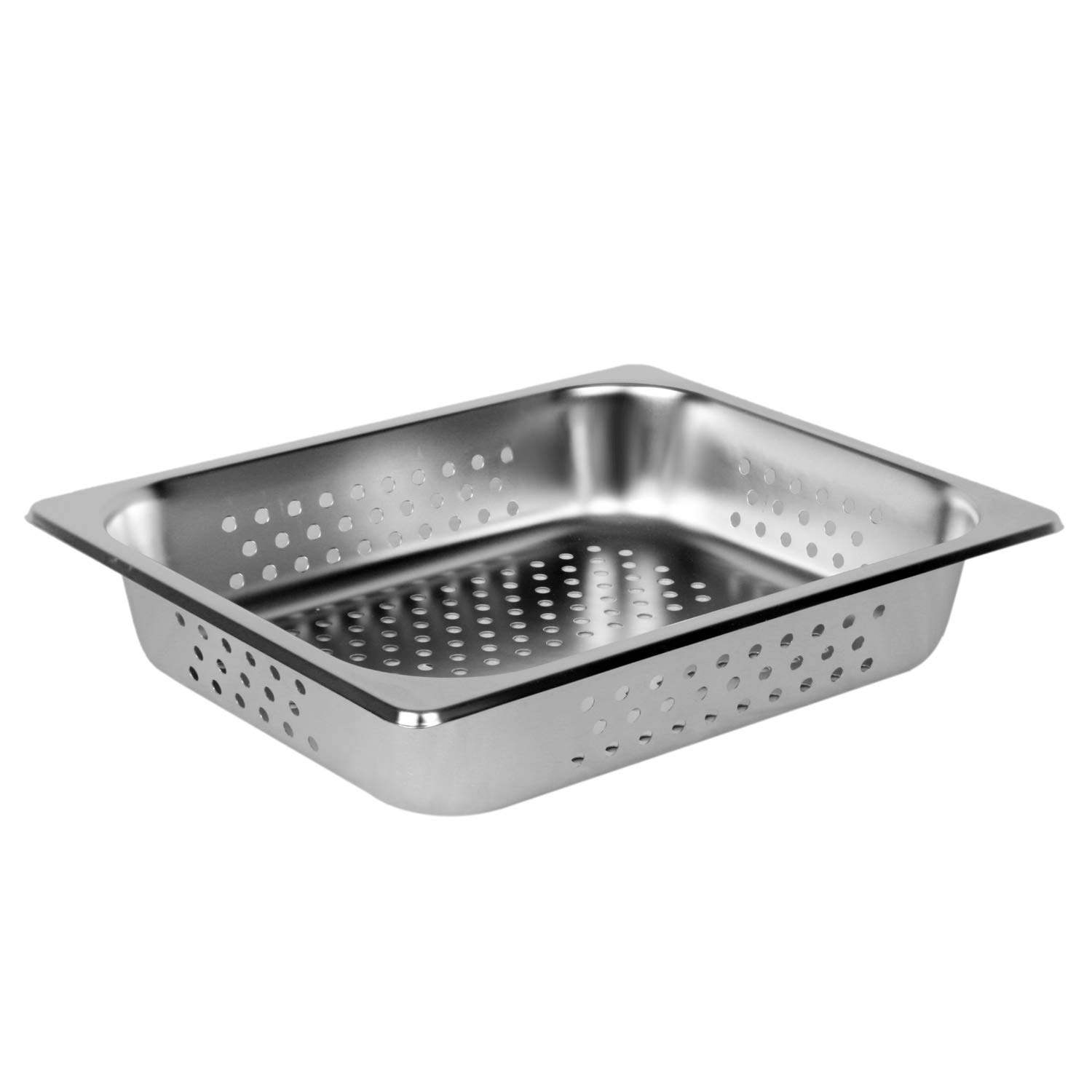 Amazon.com: Half Size Perforated Stainless Steel Food Pan 2-1/2" Deep ...