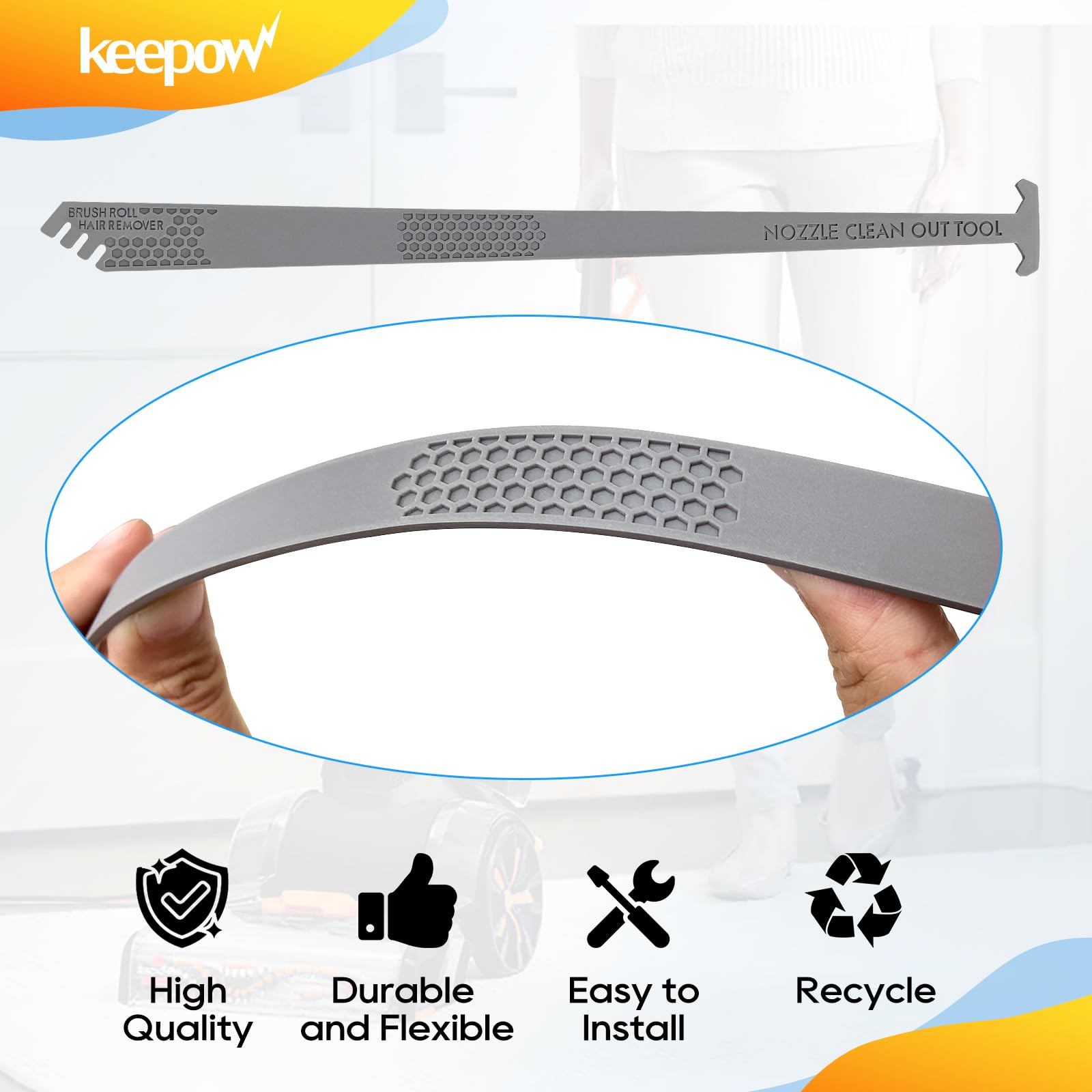 Snapklik.com : KEEPOW 4 Pack Carpet Cleaning Tools Nozzle Clean Out ...