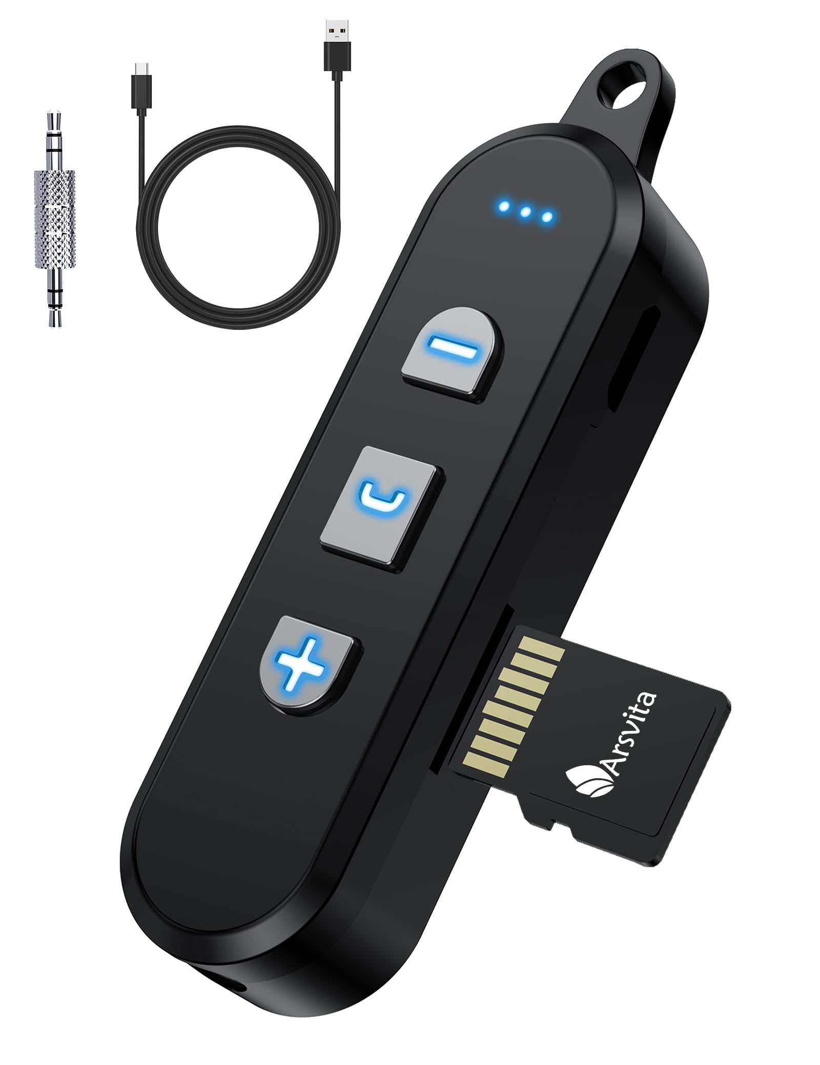 Amazon.com: Arsvita Bluetooth Receiver Kit, Bluetooth 5.0 Portable ...