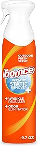 Bounce Rapid Touch-Up 3 in 1 Wrinkle Releaser Clothing Spray, 9.7 fl oz ...