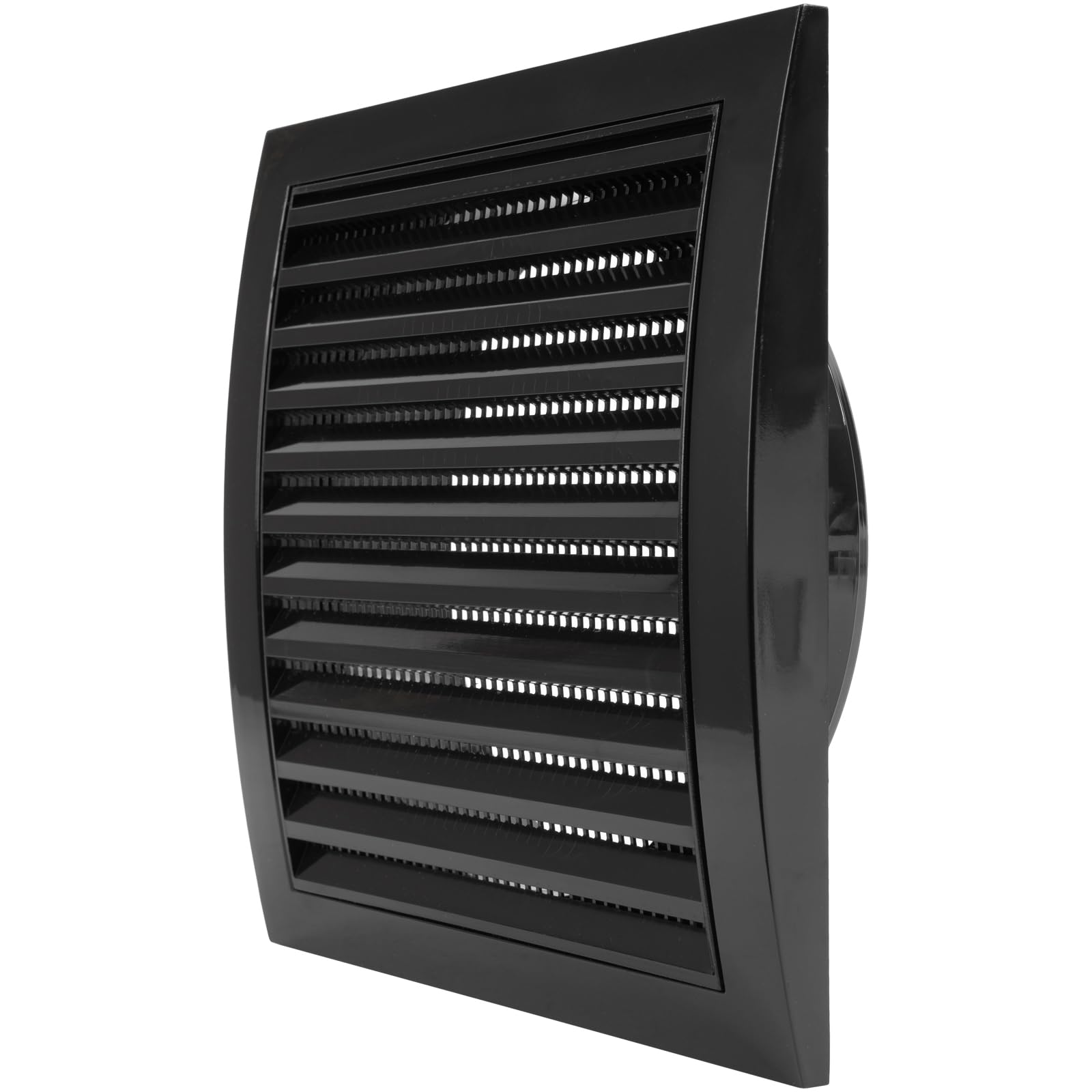 Black Exhaust Hood Vent 150 mm / 6” Inch with Built-in Pest Guard ...