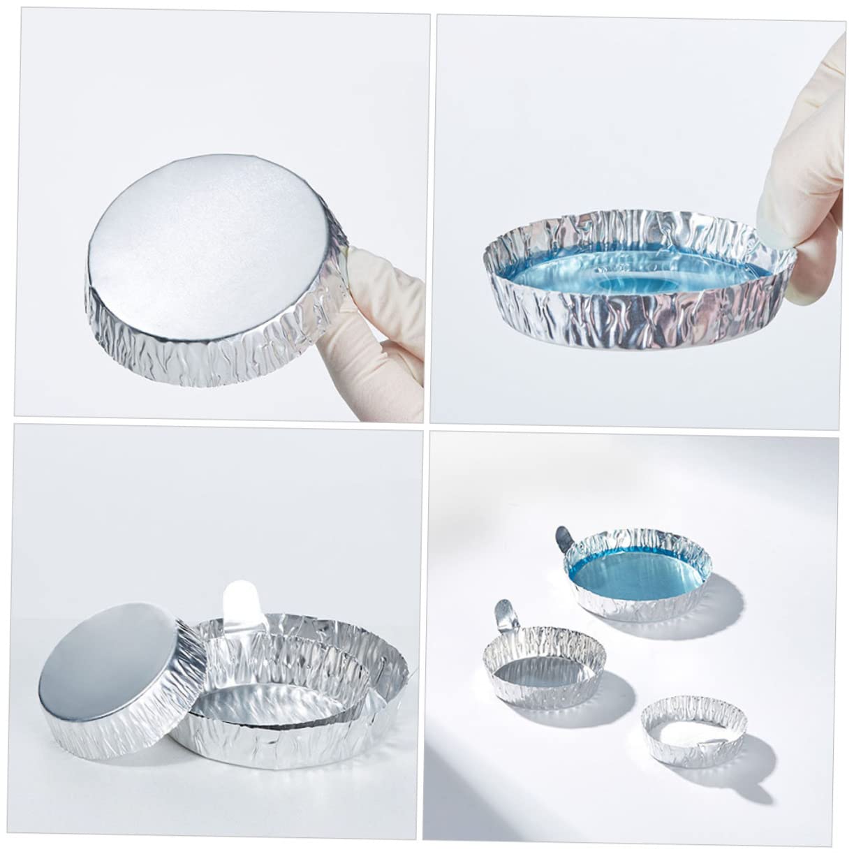 Microbalance Weighing Pans 150-Pack Aluminum Foil Weighing Trays ...