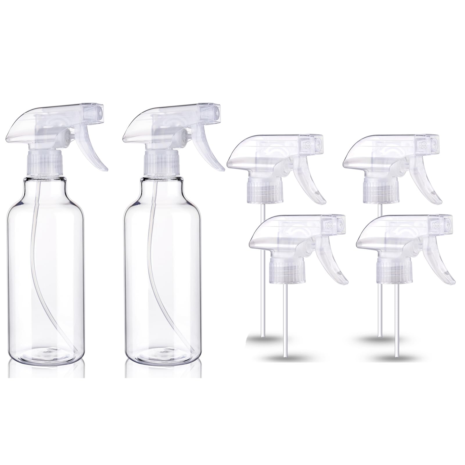 Amazon.com: Plastic Spray Bottles Empty Spray Bottle 16.9oz/500ml 2 ...