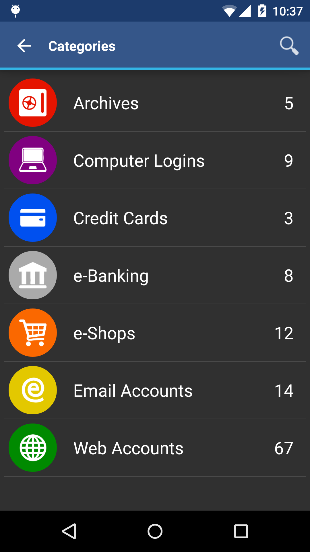 aWallet Cloud Password Manager: app su Amazon Appstore