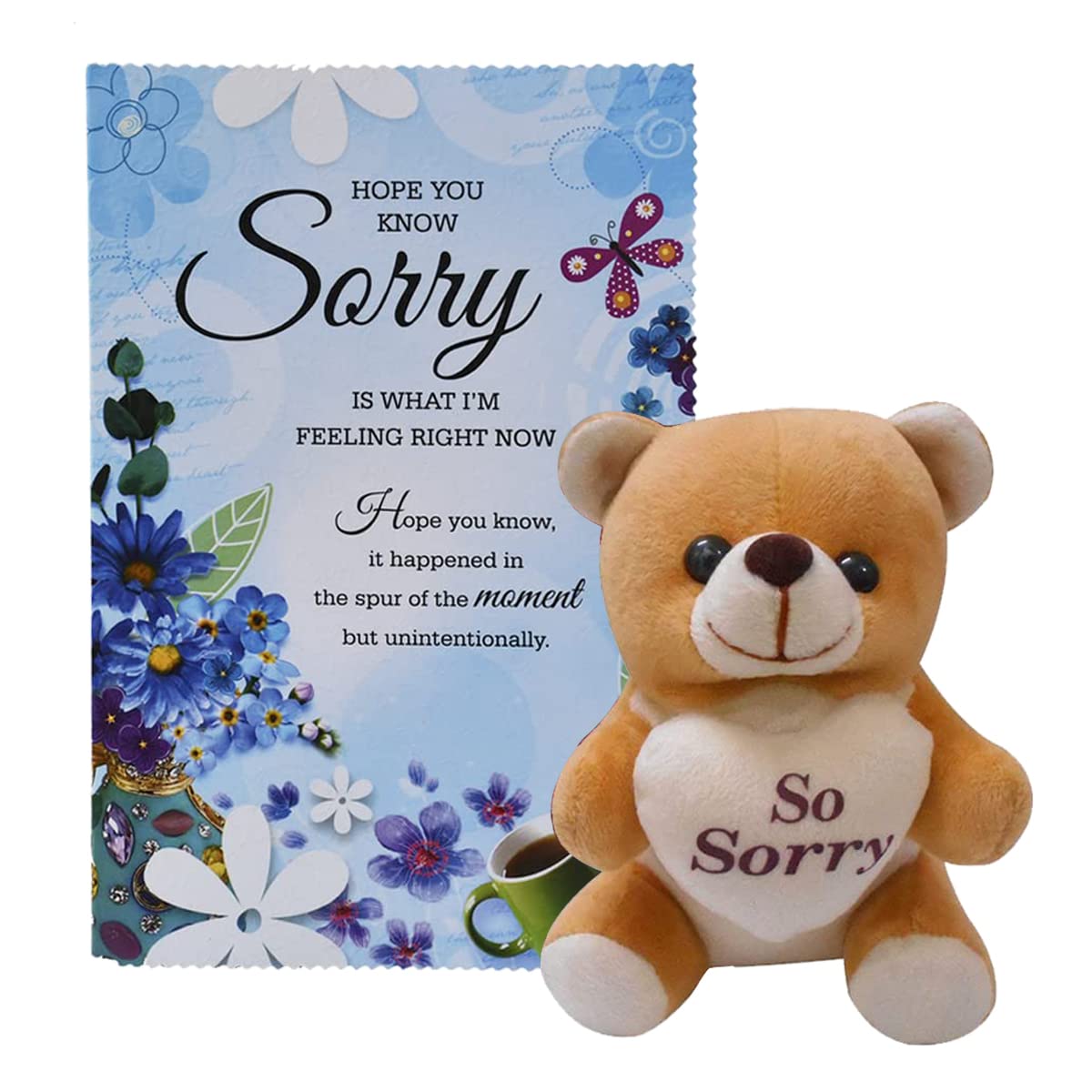 Natali Traders Sorry Gift For Girlfriend - Sorry Greeting Card With ...