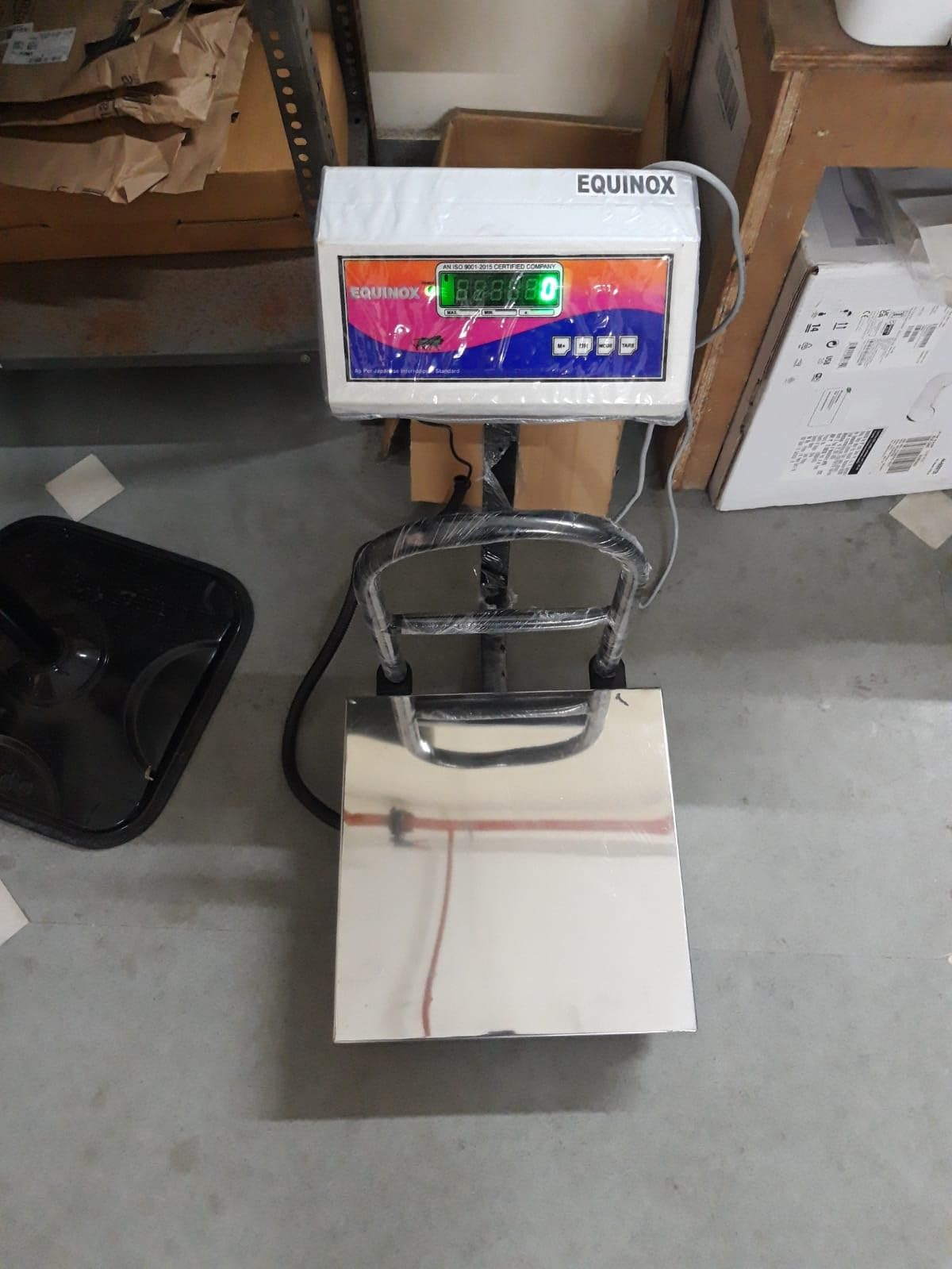 EQUINOX Electronic Platform Weighing Scale 100kg Capacity 10g Accuracy ...