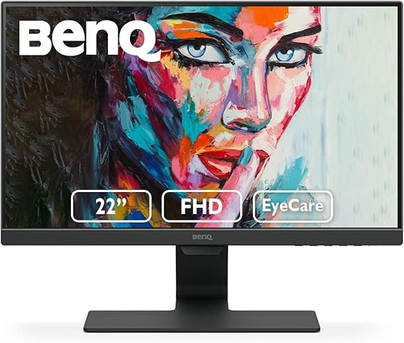 Amazon.com: BenQ GW2280 Eye Care 22 Inch 1080P Slim Bezel Monitor ...