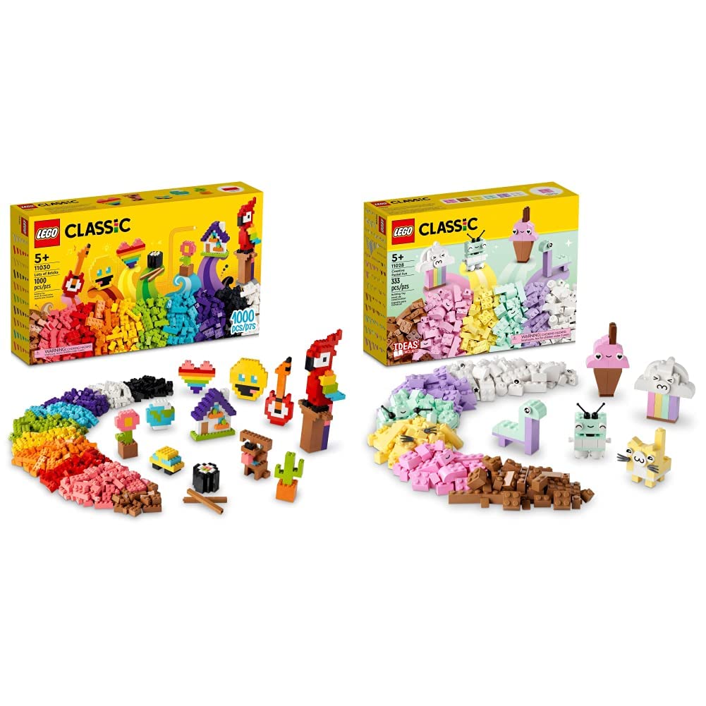 LEGO Classic Lots of Bricks Construction Toy Set 11030, Build a Smiley ...