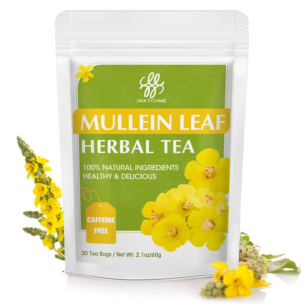 Amazon.com : Mullein Leaf Tea - Respiratory and Lung Cleanse Herbal Tea ...