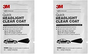 Amazon.co.jp: pleasure 3Mヘッドライト用クリア コーティング剤 39173シートのみ (2枚) : 車＆バイク