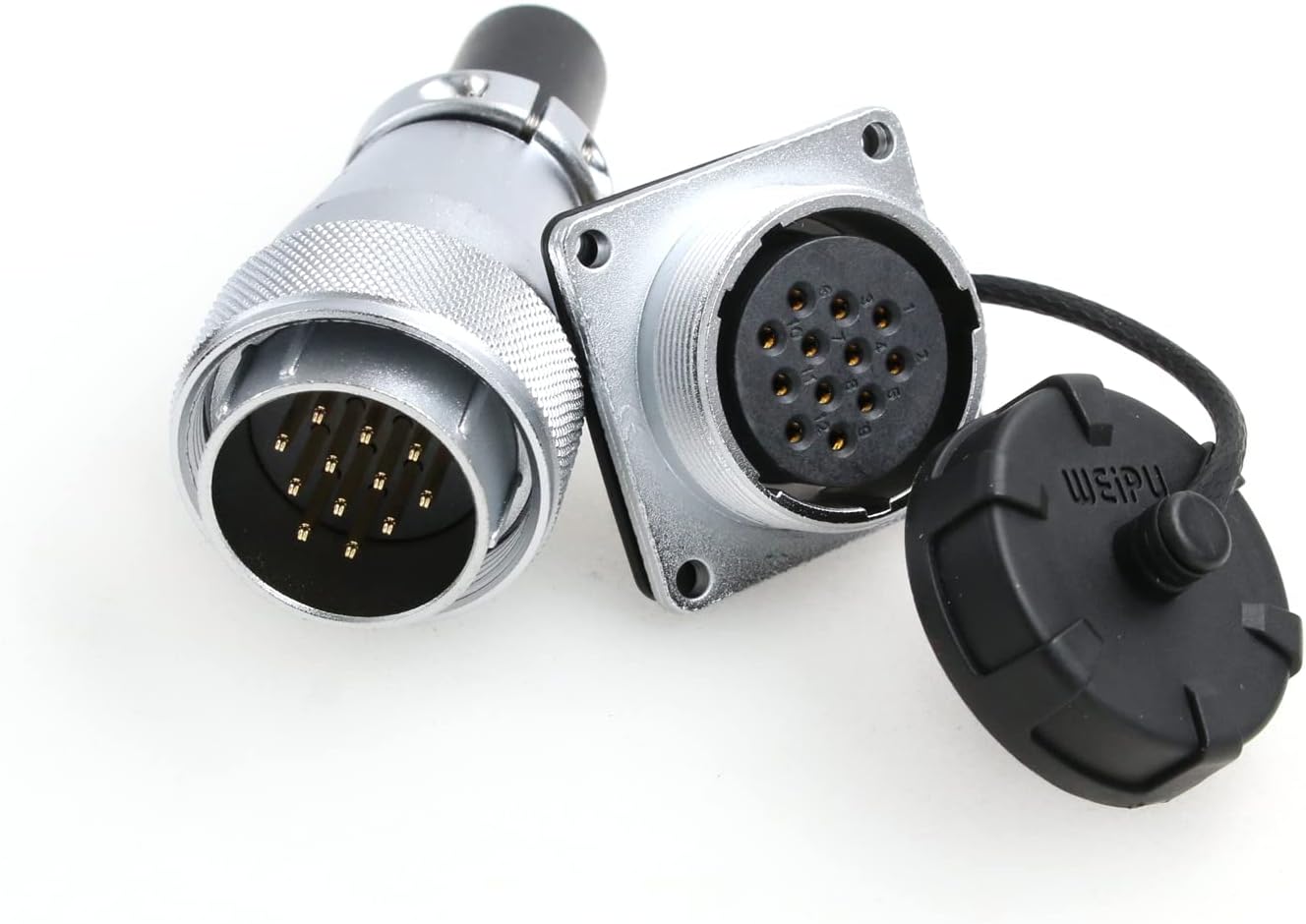 Amazon.com: SZRMCC WS28 12pin Aviation Connector 10A Waterproof Cable ...