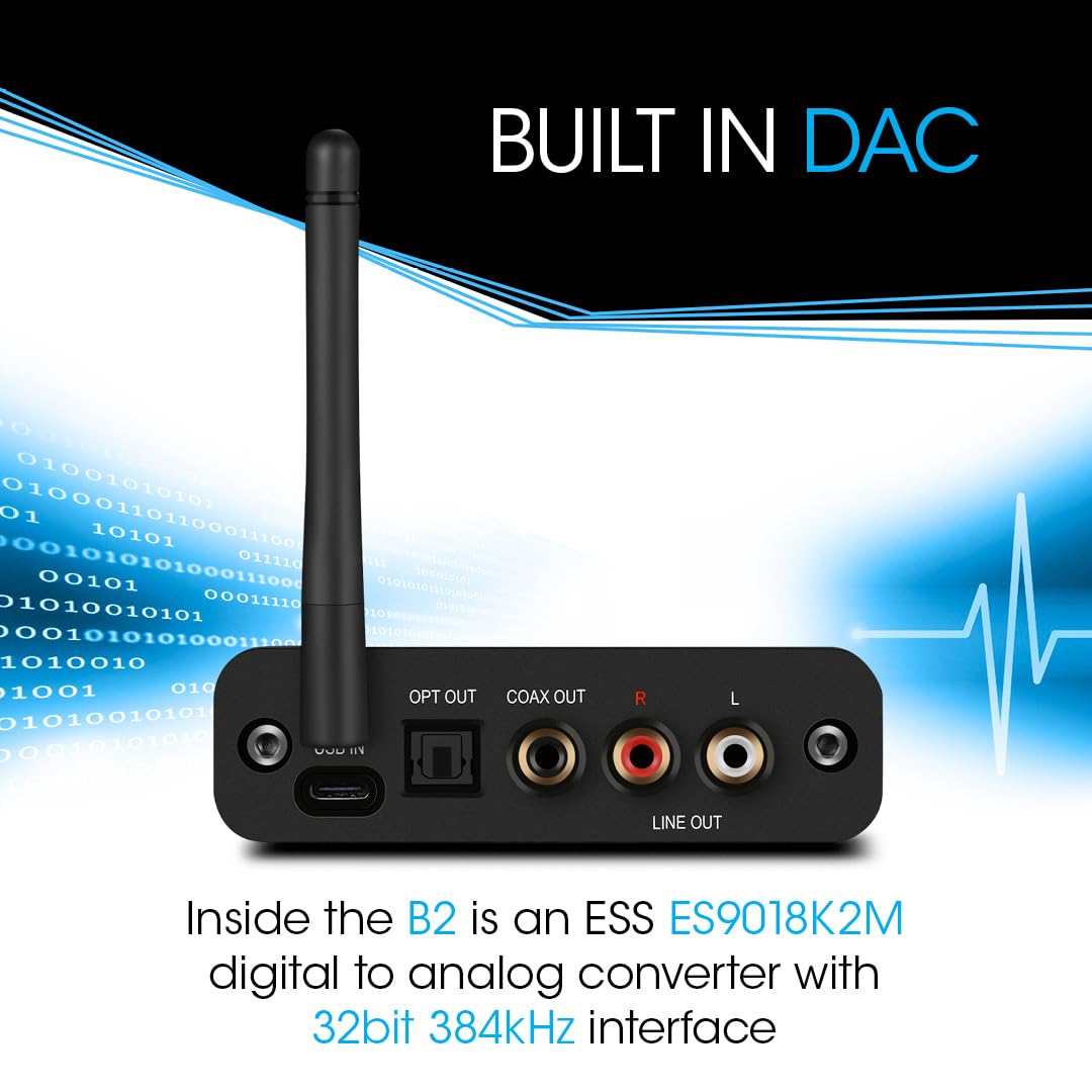 Bluetooth Adapter Auris Blume Duo HiFi Bluetooth 5.0 Music TV ...