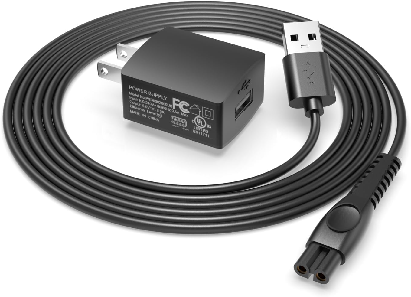 Amazon.com: 5V UL Certified Charger Fit for Philips Norelco One Blade ...