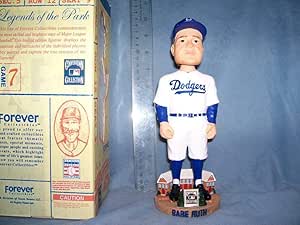 2003 COOPERSTOWN COLLECTION BABE RUTH BOBBLEHEAD BROOKLYN DODGERS MINT ...