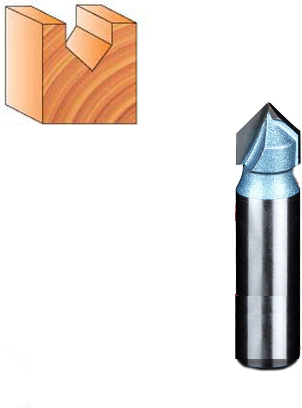 1/4" X 3/4" x 90 Degree Bevel Edge Chamfer Chamfering CNC Engraving 3D ...