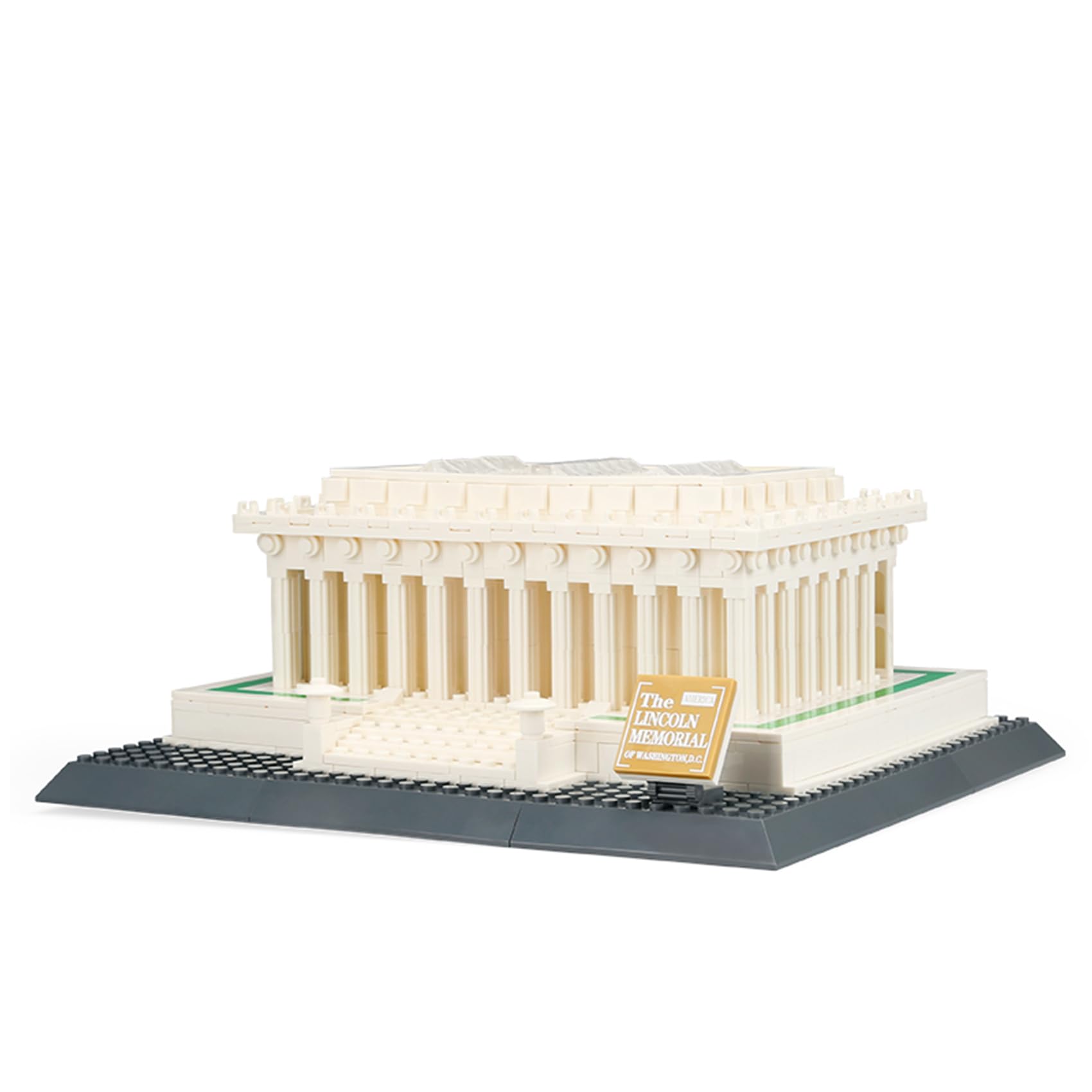 Amazon.com: Oichy Building Blocks Set, Lincoln Memorial Architecture ...