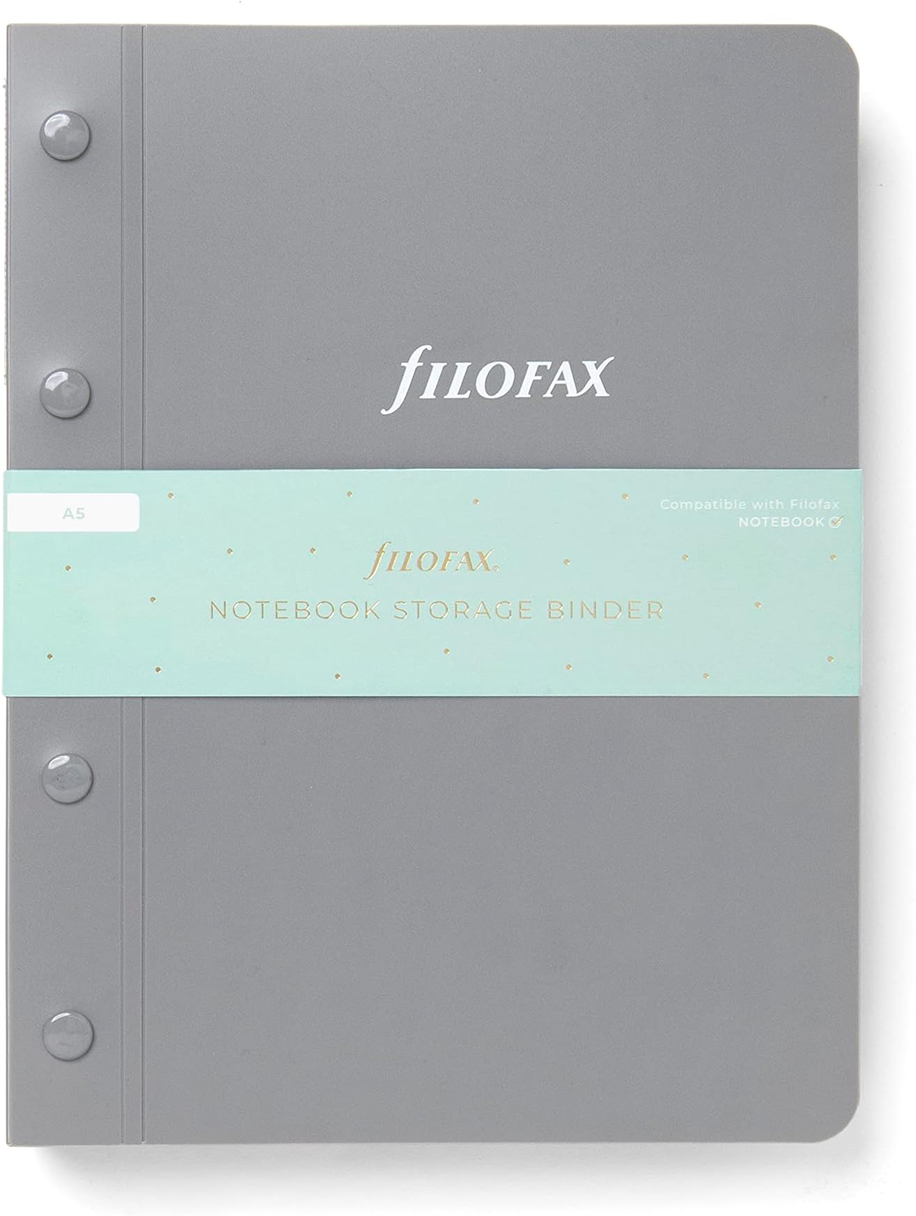 Filofax A5 Notebook Storage Binder - Grey : Amazon.co.uk: Stationery ...