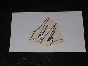 University Kentucky Rick Robey Signed Cut Mounted Autograph 3x5 Index ...