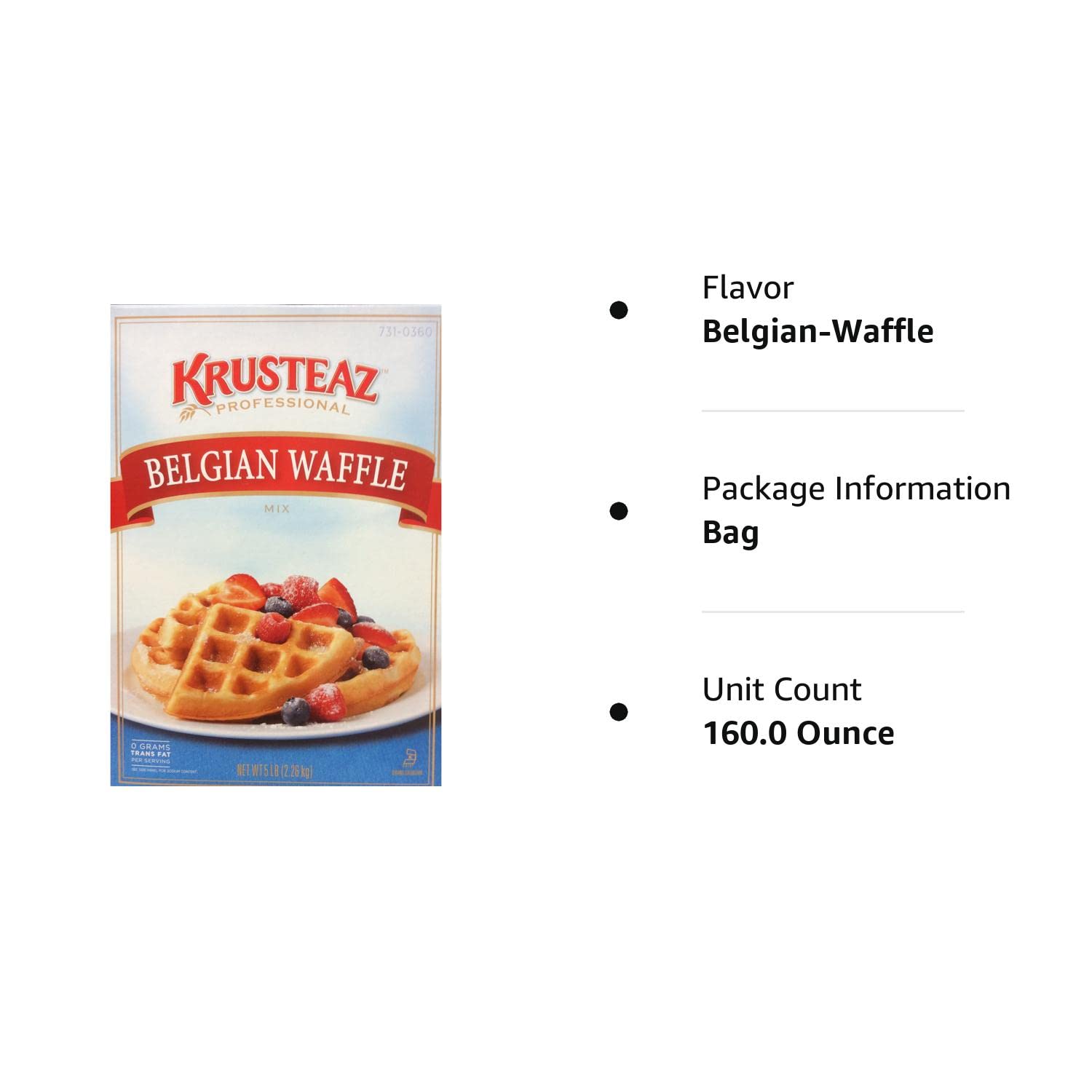 Whole Grain Waffles Krusteaz