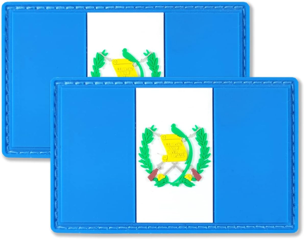 Amazon.com: QQSD Guatemala Flag Patch Guatemalan Tactical Patch - PVC Hook and Loop Fastener ...