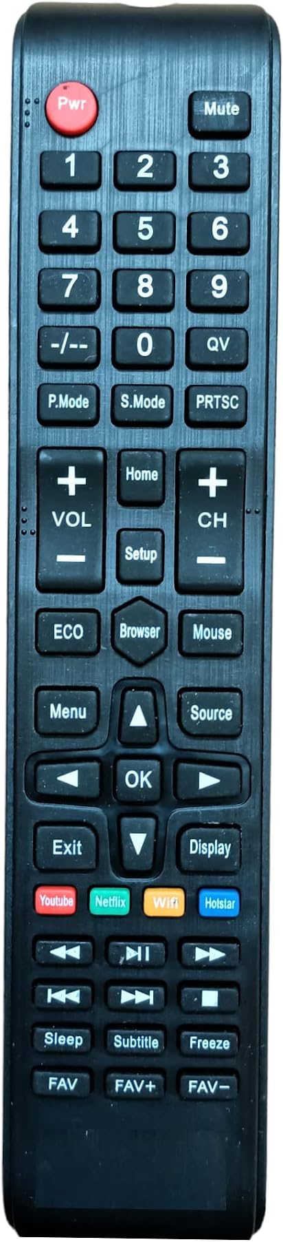 Buy ERNIL TV Remote Compatible IMPEX Smart LED LCD TV with Netflix ...