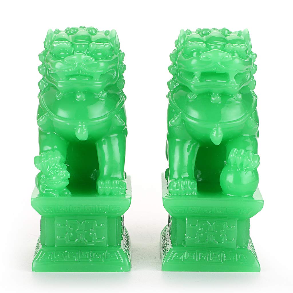 Snapklik.com : Pair Of Fu Foo Dogs, Guardian Lions, Feng Shui Lion ...