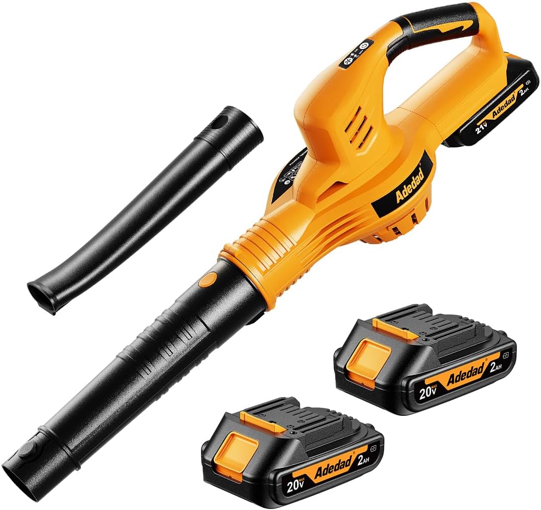 Amazon.com: Leaf Blower Cordless - Electric Cordless Leaf Blower with 2 ...