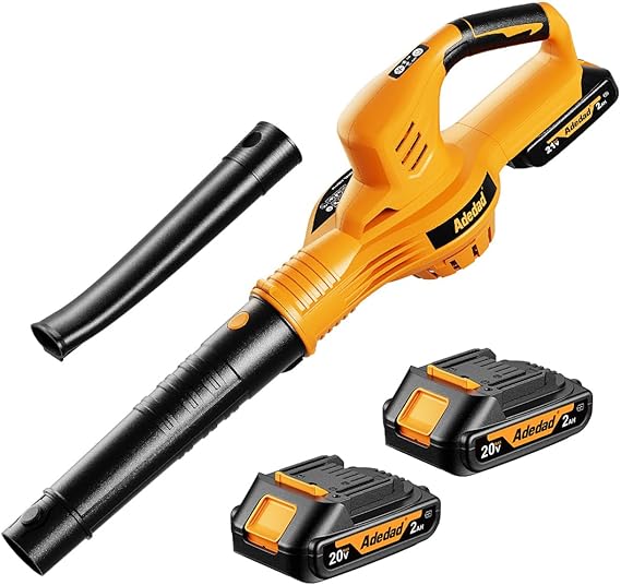 Amazon.com: 20V Cordless Leaf Blower, 150MPH Handheld Blower with 2 ...