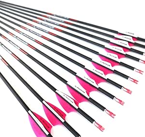 22.5 Inch Arrow 1500 Spine Arrow Target Practice Arrow Hunting Arrow ...
