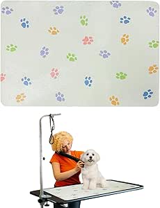 Amazon.com : Dog Grooming Table Mat Pad Non-Slip,Pet Grooming Table Mat ...