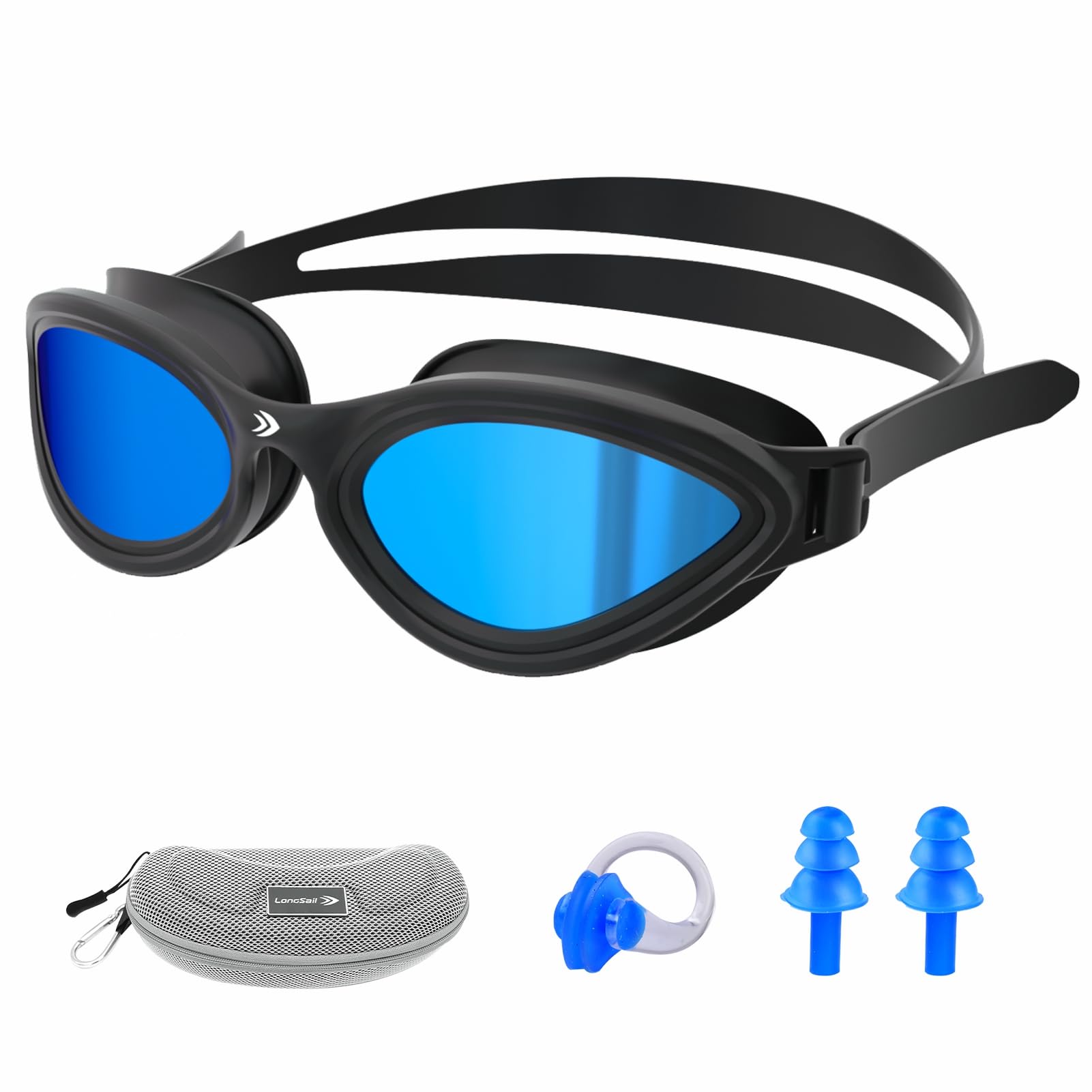 Amazon.com : Longsail Adult Swim Goggles, Polarized Swimming Goggles ...