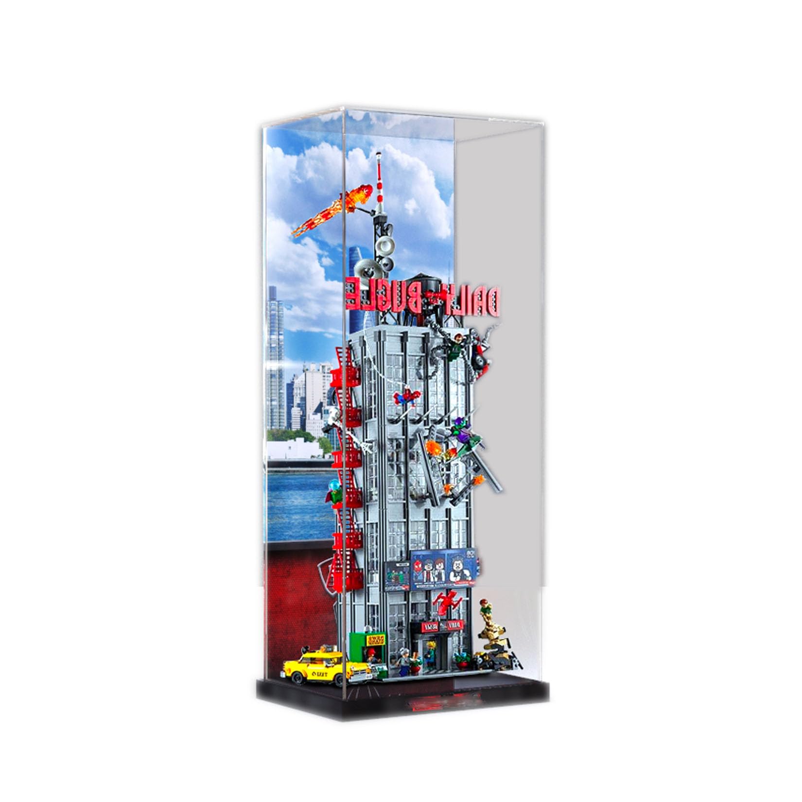 Amazon.com: HALFS Acrylic Display Case for Lego Marvel Spider-Man Daily ...