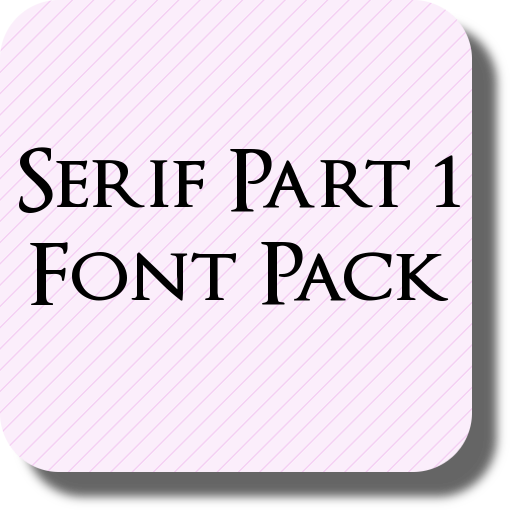 Serif Part 1 Font Pack - App on Amazon Appstore
