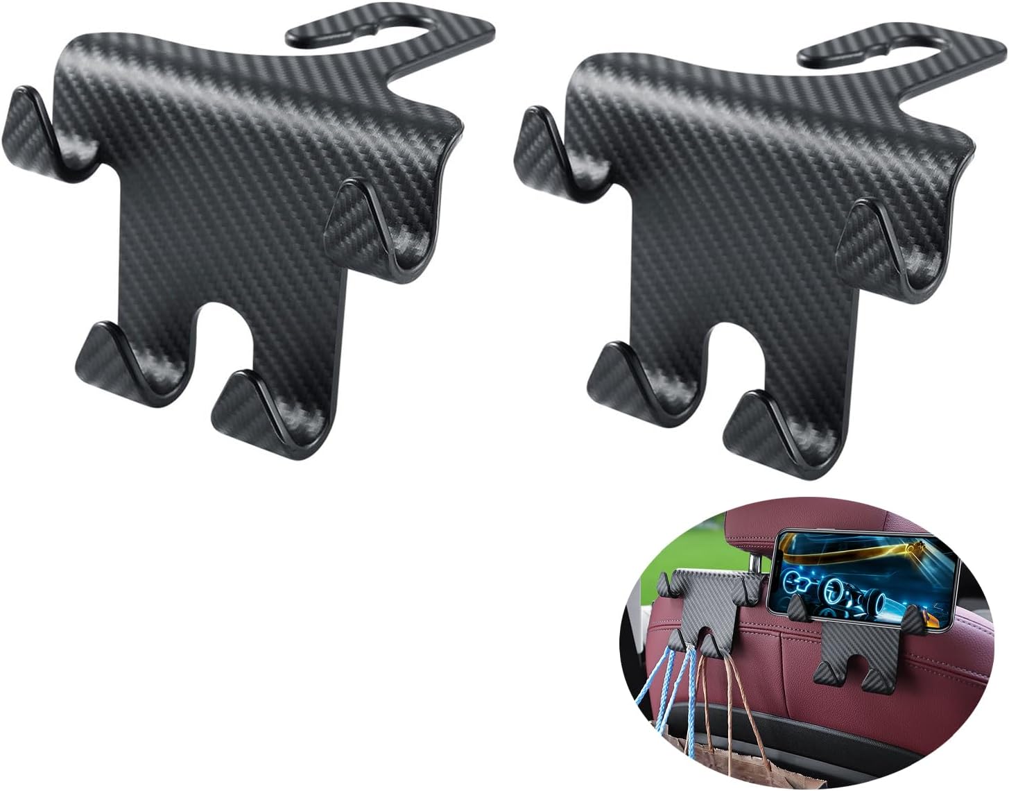 Koboko Auto Lagerung Haken,kopfstützenhalterung auto haken,Auto ...