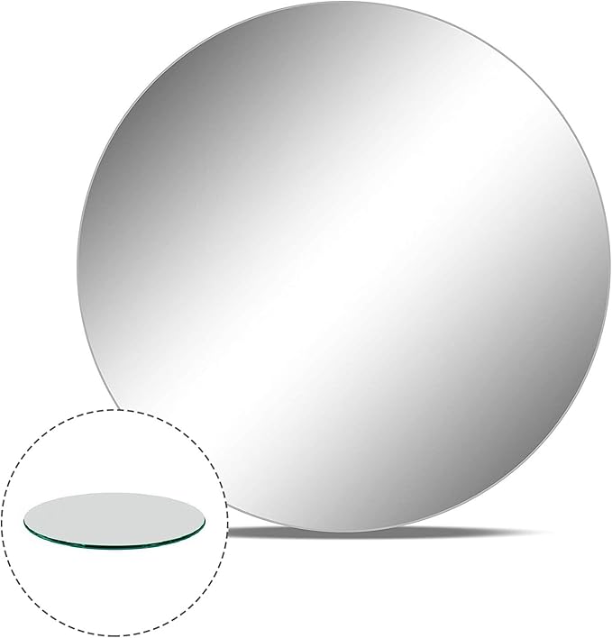 Amazon.com: WGV Large Round Mirror Plate 8" Diameter, 4.5 mm Thickness ...