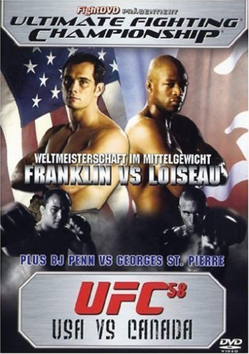 UFC 58 - USA vs. Canada [Alemania] [DVD]: Amazon.es: Giordano, Anthony ...