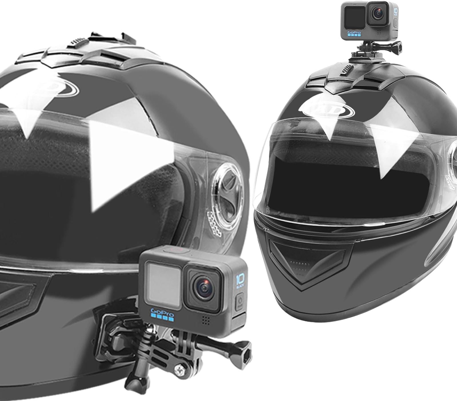 Amazon.com : KIPYE Helmet Mount for GoPro Helmet Side Mount Top Mount ...