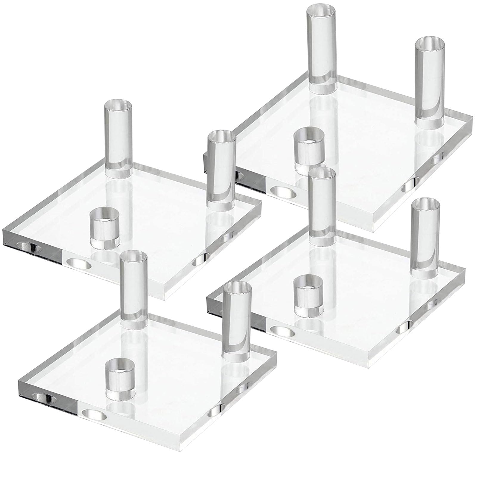 Amazon.com: WHSLILR 4Pcs Acrylic Display Stand - Rock Display Stand ...